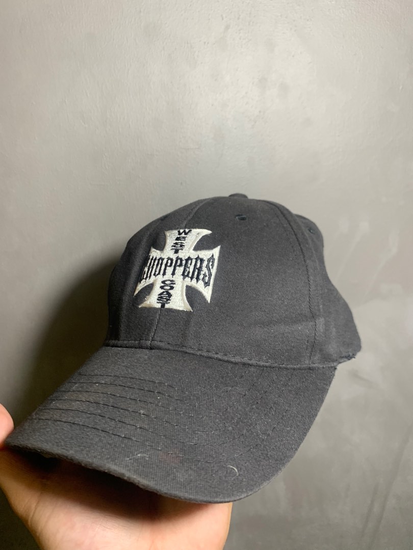 West Coast Choppers Cross Logo Cap/Hat, Men's Fashion, Watches ...