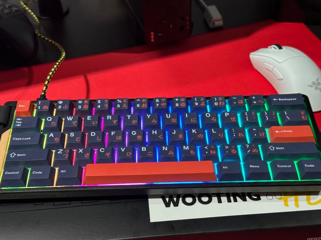 Wooting 60HE+ Module assemble with Alumaze60 universal aluminium case ...