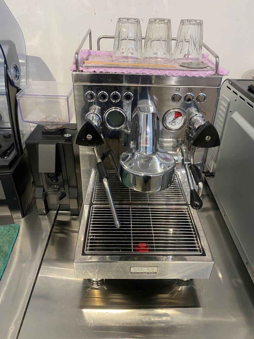 WPM COFFEE MACHINE W GRINDER/BRUSH/WEIGHT/KNOCK BOX, TV & Home Appliances, Kitchen Appliances ...