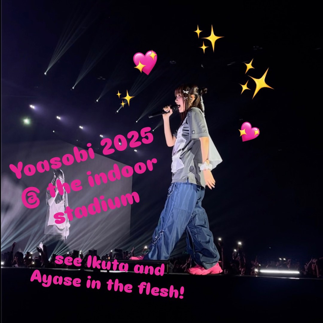 Yoasobi 22 Feb STANDING VIP 2025 Singapore Indoor Stadium Tickets, Tickets & Vouchers, Event ...