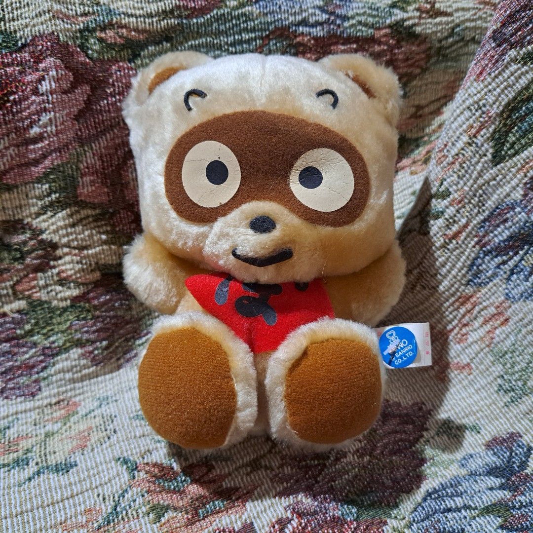 1991 raccoon plush Sanrio pokopon Nikki, Hobbies & Toys, Toys & Games ...