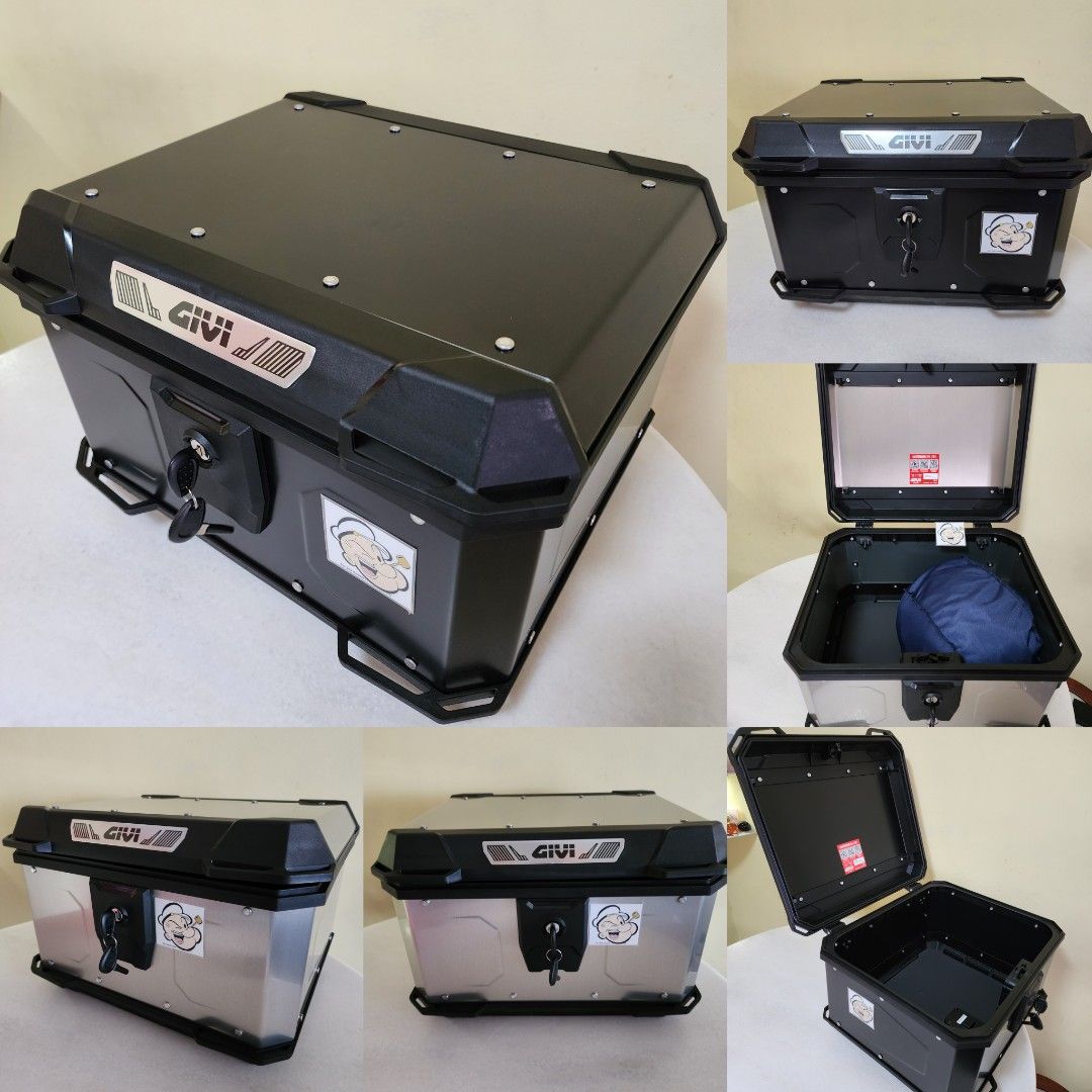 🩸🩸 GIVI BOX New MODEL 👀 GIVI MTN39 MATTERHORN ALUMINIUM TOP BOX TOPCASE ...
