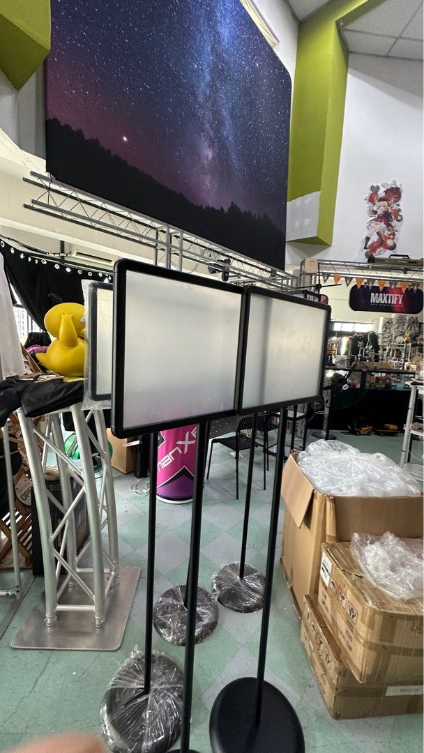 A3 Signage Standee for Event Luxury Black Rental Sewa, Furniture & Home ...
