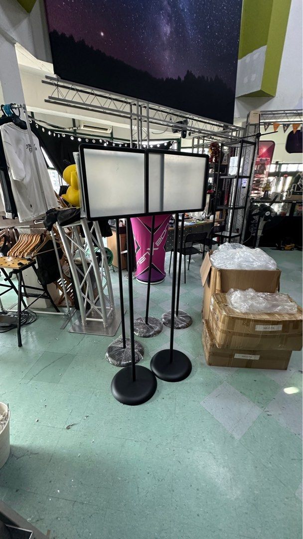 A3 Signage Standee for Event Luxury Black Rental Sewa, Furniture & Home ...