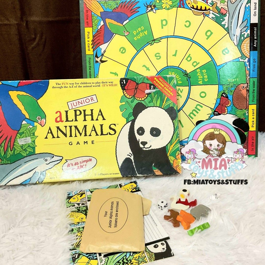 Alpha Animals - Board Game, Hobbies & Toys, Toys & Games on Carousell