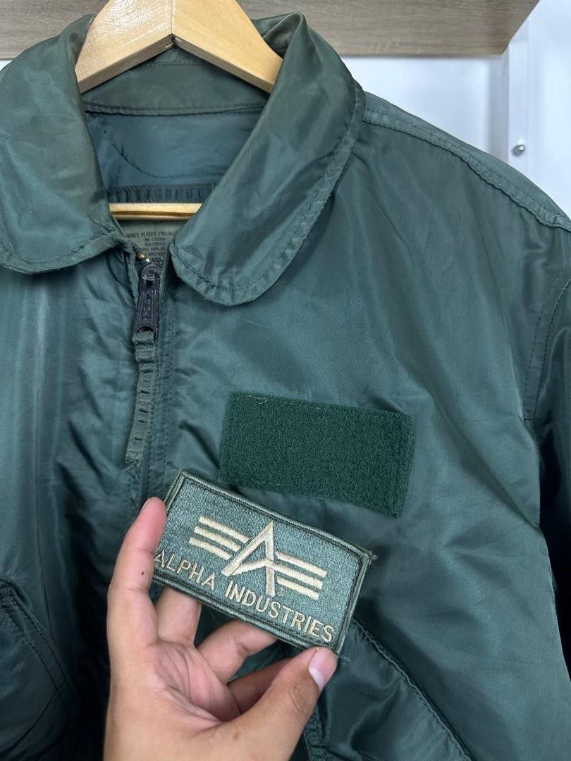 Alpha Industries CWU-45/P Bomber/Flight Jacket U.S.A (Pit 25.5), Men's ...