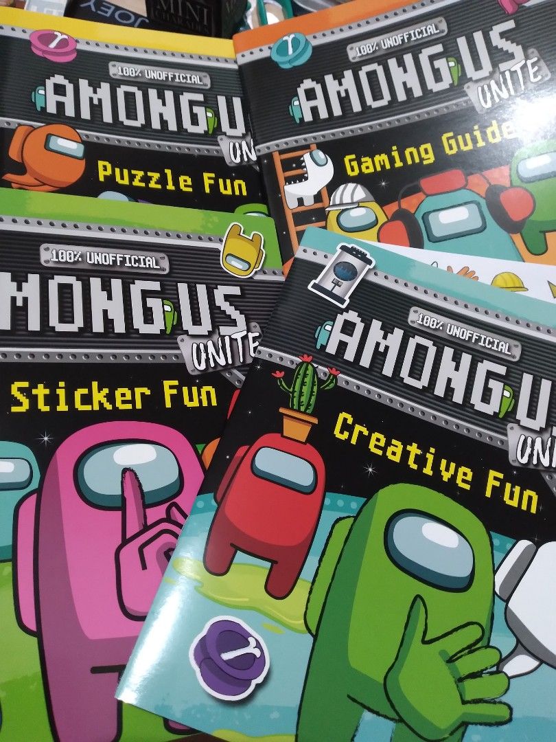 Among us activity set in tincan, Hobbies & Toys, Stationary & Craft ...