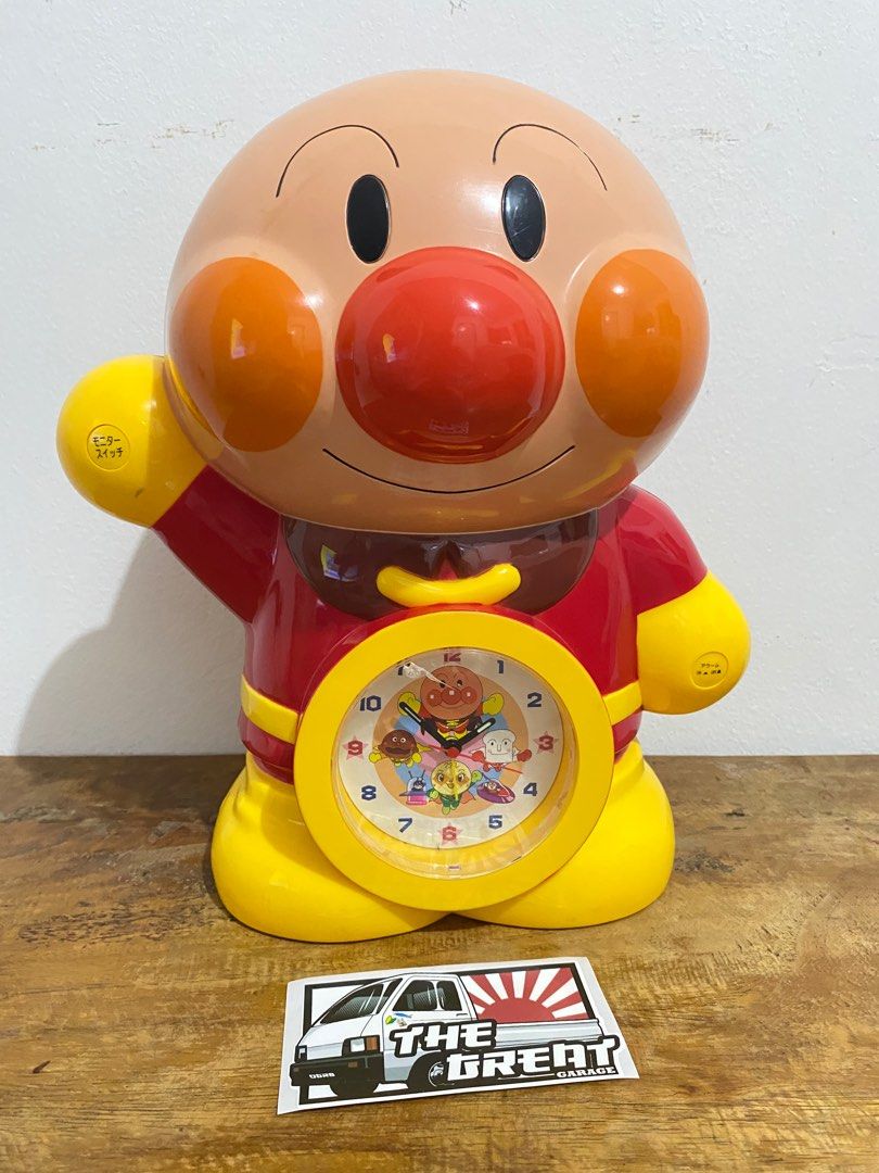Anpanman Clock, Hobbies & Toys, Toys & Games on Carousell