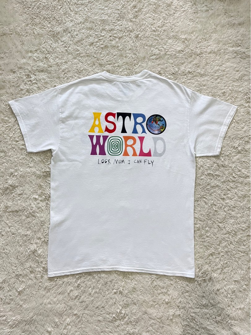 Astro World Travis Scott Merchandise T-Shirt, Men's Fashion, Tops ...