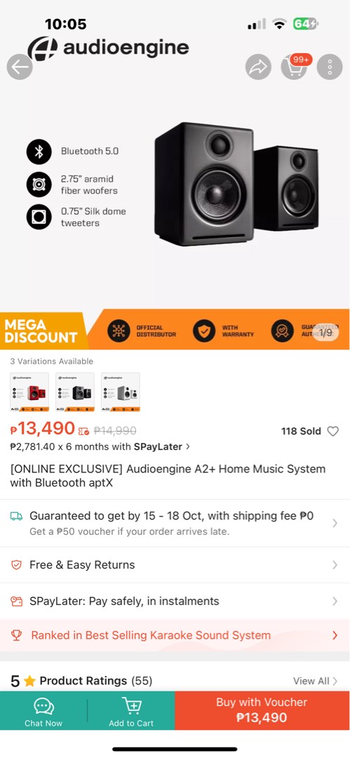 Audioengine 2+, Audio, Soundbars, Speakers & Amplifiers on Carousell