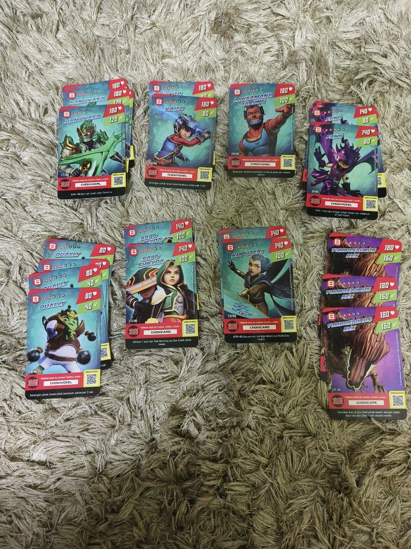 BoBoiBoy Coki Coki Card Game, Hobbies & Toys, Toys & Games on Carousell