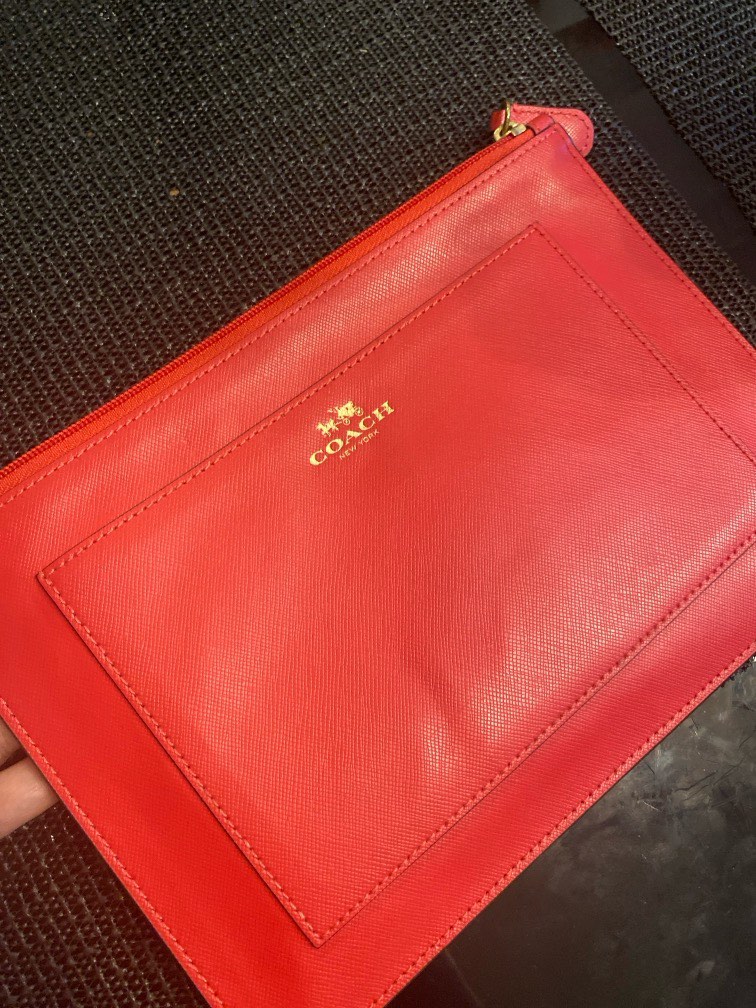 Coach Doc Pouch, Luxury, Bags & Wallets on Carousell