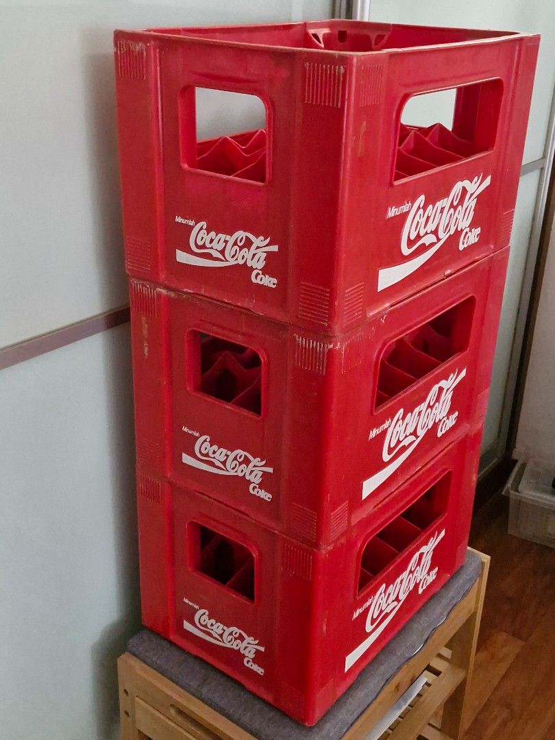 Coca-Cola Bottle Crate for Coke Glass Bottle Vintage Box, Hobbies ...
