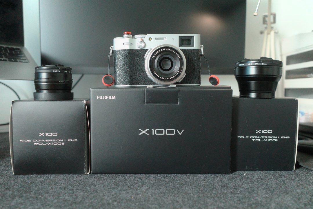 Combo Fujifilm X100V with TCL X100II & WCL X100II, Photography, Cameras on Carousell