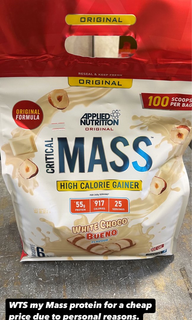 Critical Mass Protein, Health & Nutrition, Health Supplements, Sports ...