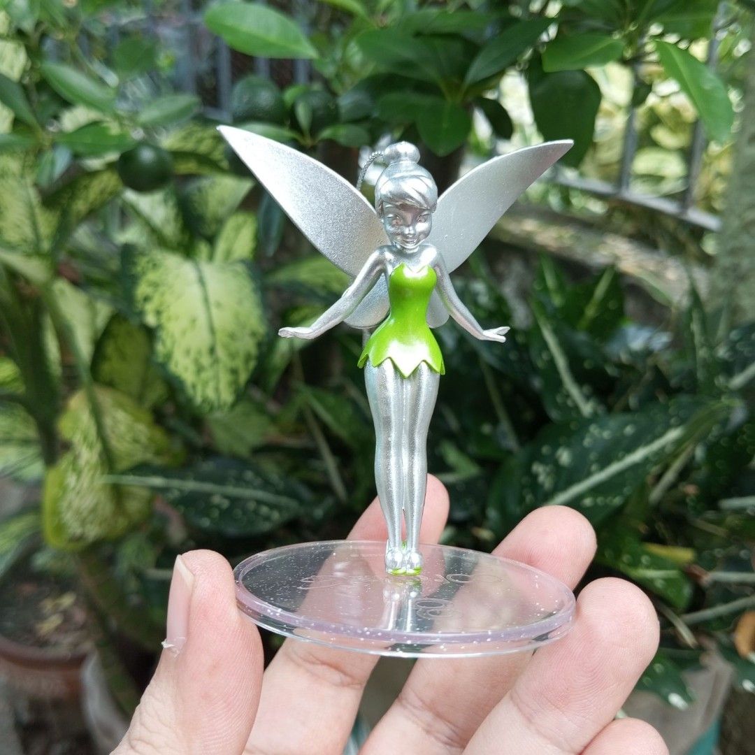 DISNEY Tinkerbell Platinum Ornament 100 Happy Kuji Collectible Figure ...