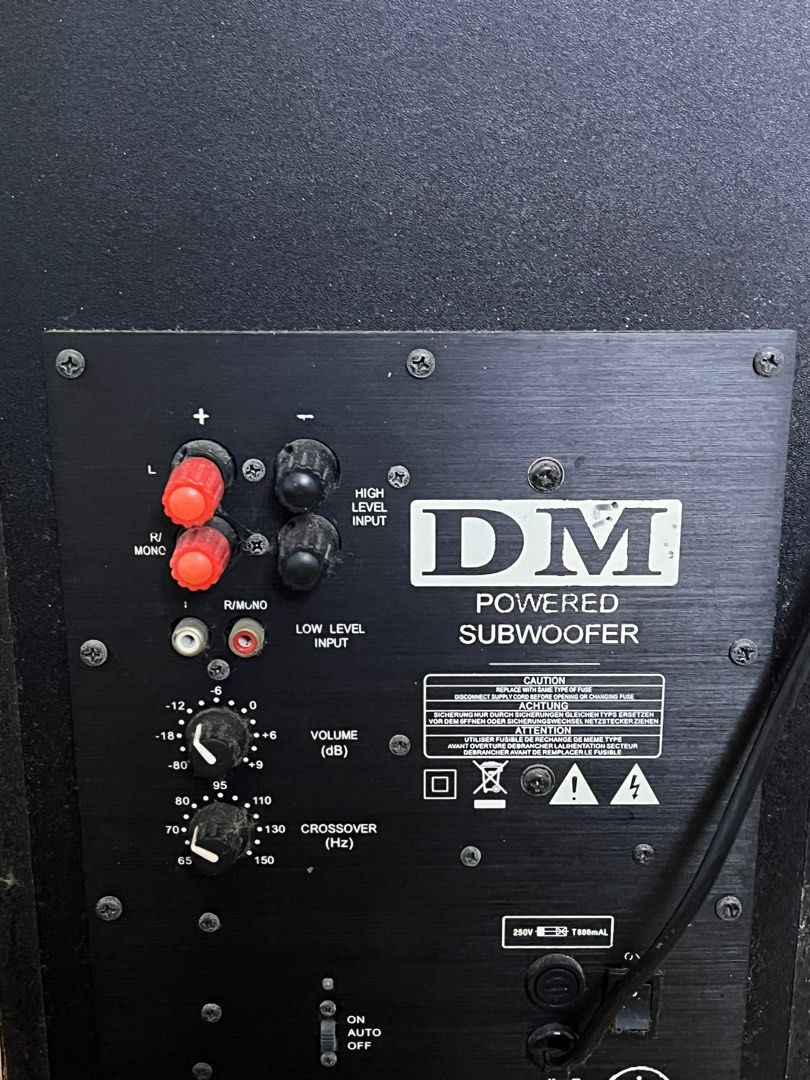 DM Powered Subwoofer, Audio, Soundbars, Speakers & Amplifiers on Carousell