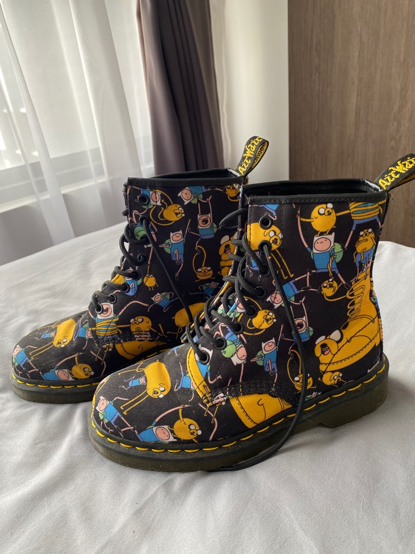 Dr Martens Boots (Adventure Time - Limited Edition), Women's Fashion ...