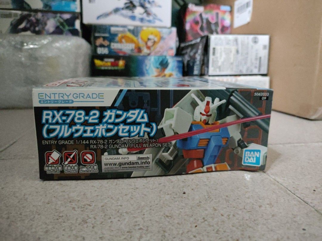 EG / Entry Grade RX-78-2 Gundam Full Weapon Set ver., Hobbies & Toys, Toys & Games on Carousell