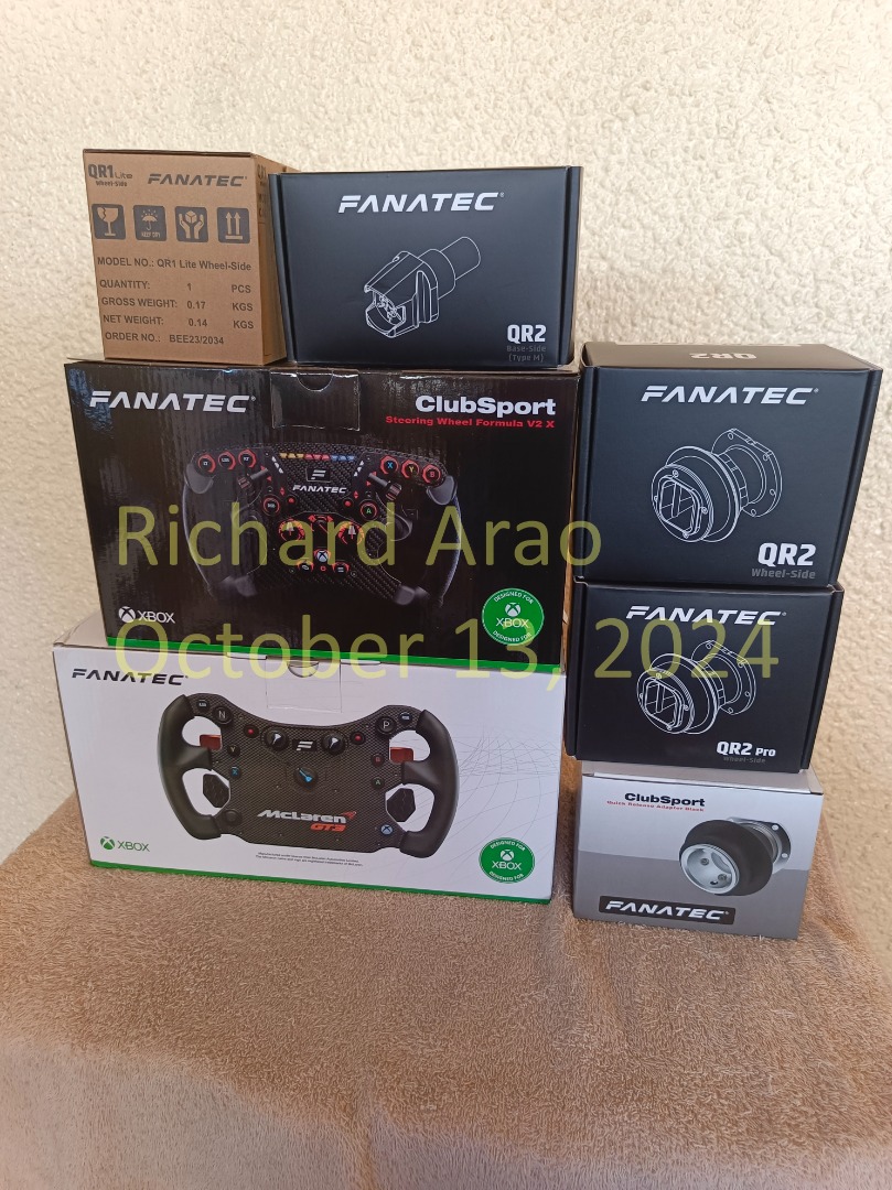 Fanatec Wheelrims, QR2, Pedals, Acessories, 2nd Hand Items, Video ...