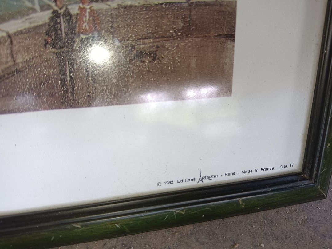 Frame picture arts painting lukisan bingkai gambar lama A3 size lukisan ...