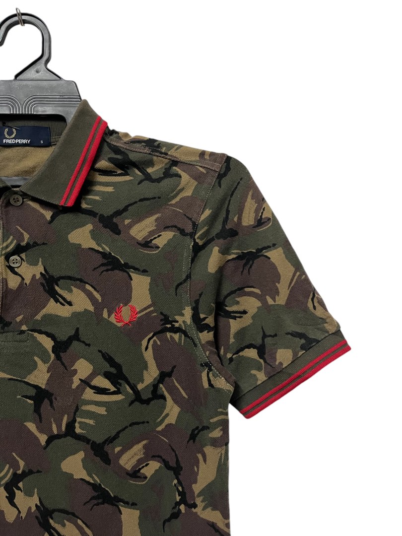Fred Perry Camo, Men's Fashion, Tops & Sets, Tshirts & Polo Shirts on ...