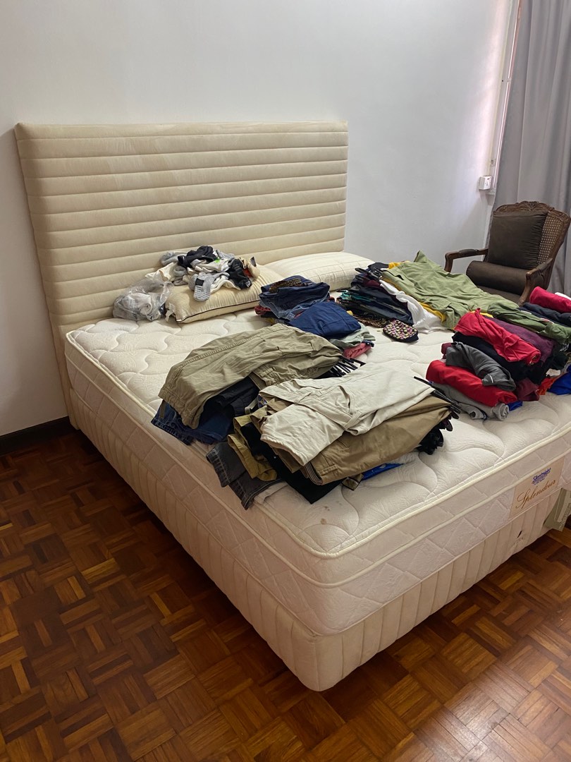 Getha King Bed Frame only, Furniture & Home Living, Furniture, Bed ...