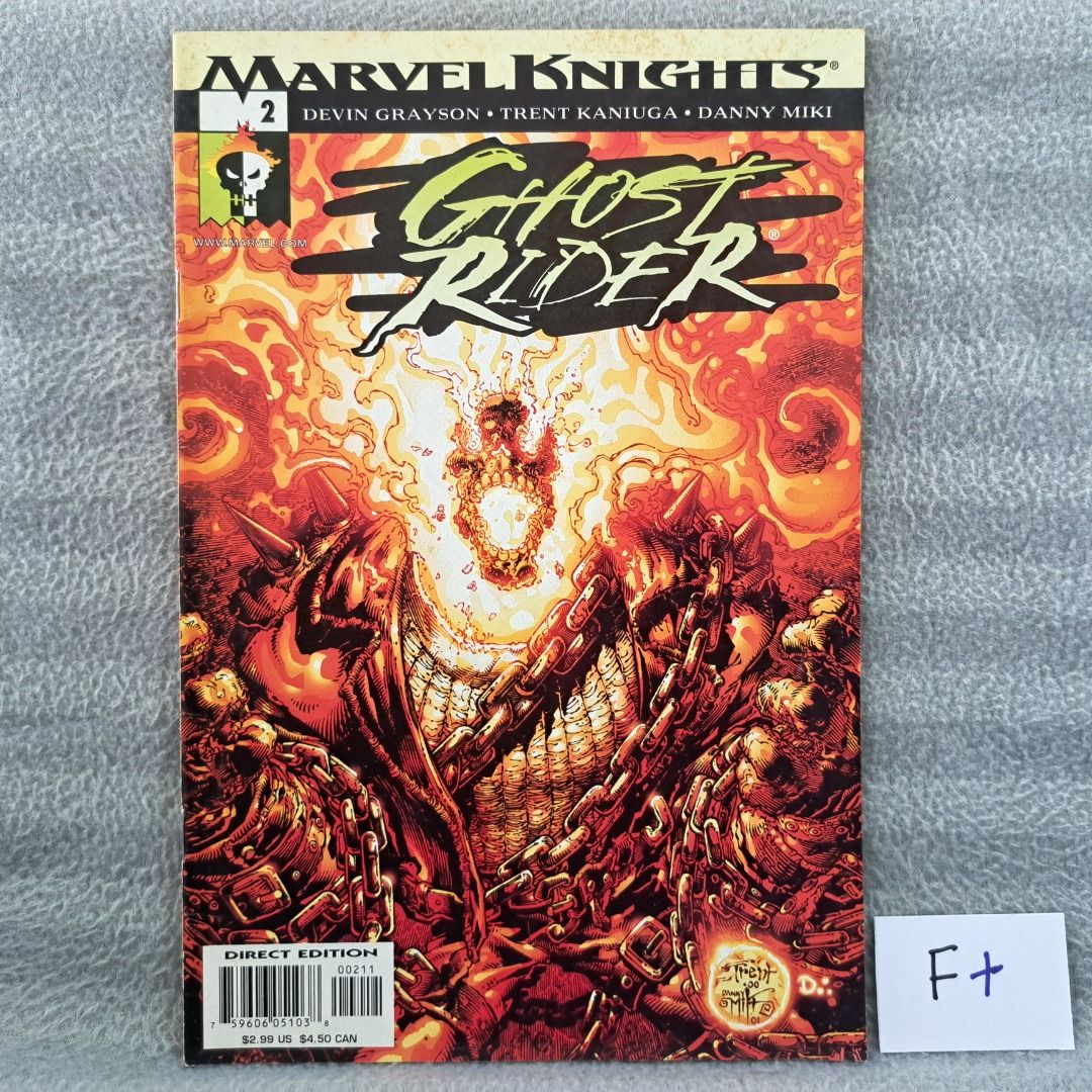 Ghost Rider #2 (2001 Marvel Comics Knights) Devin Grayson, Trent ...