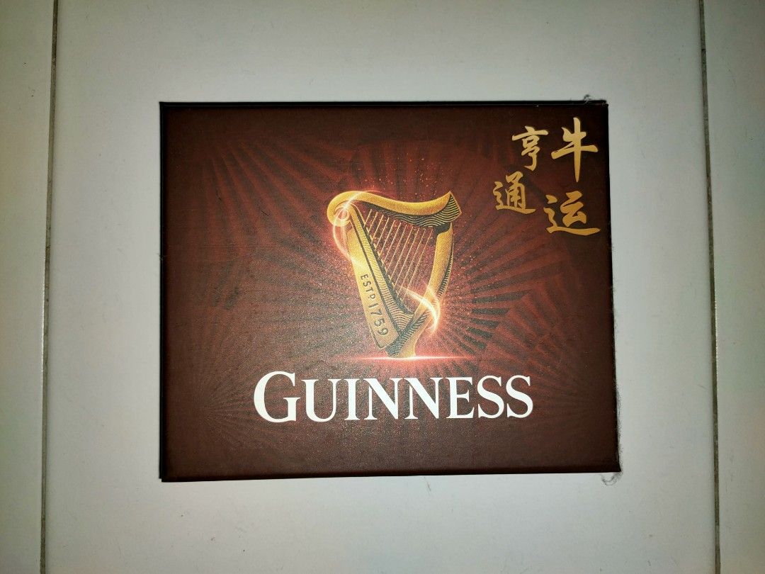 Guinness Golden Poker Playing card Limited Edition 2021 Brand New ...