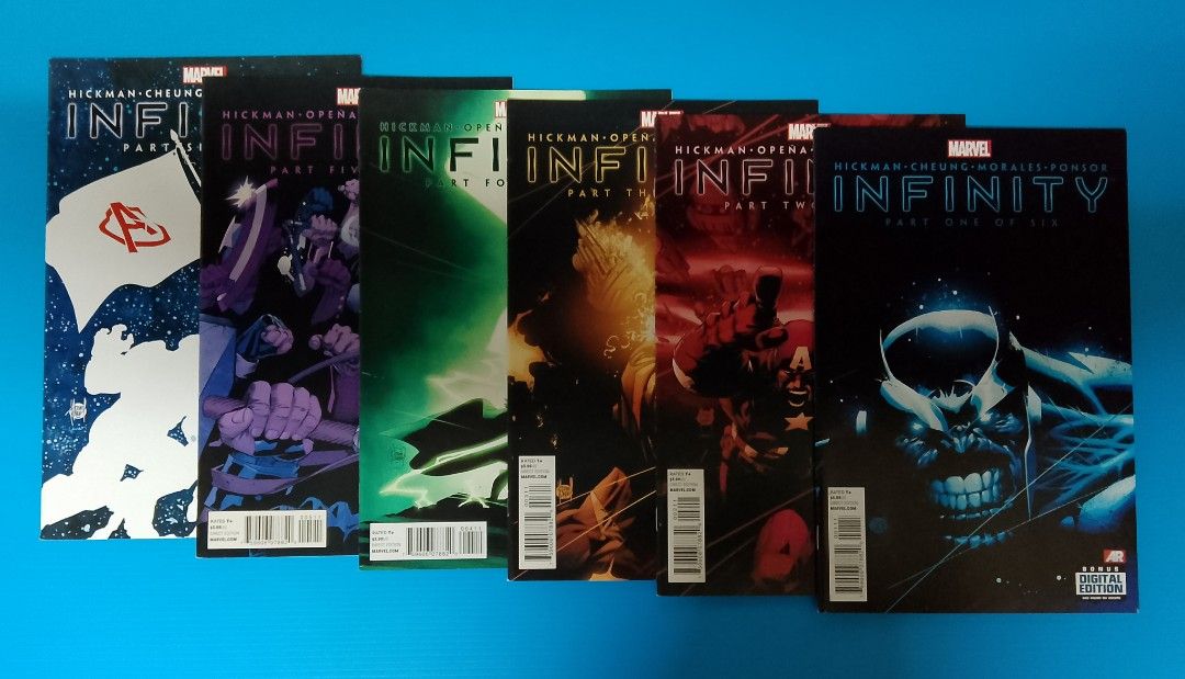 Infinity - 1,2,3,4,5,6 ( Adam Kubert - Cover Art ) Marvel Comics, Cover ...