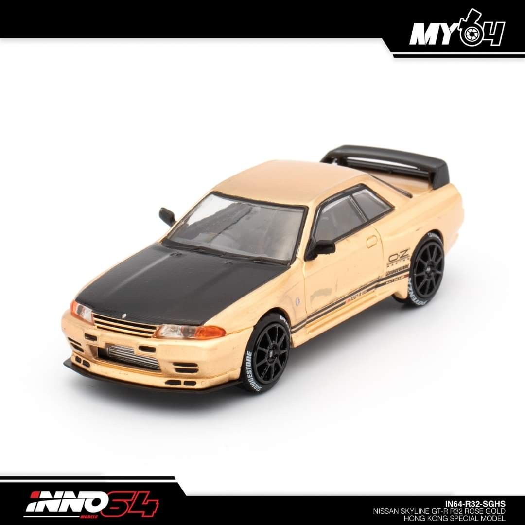 Inno64 Nissan Skyline GT-R R32 Rose Gold Hong Kong Special, Hobbies ...