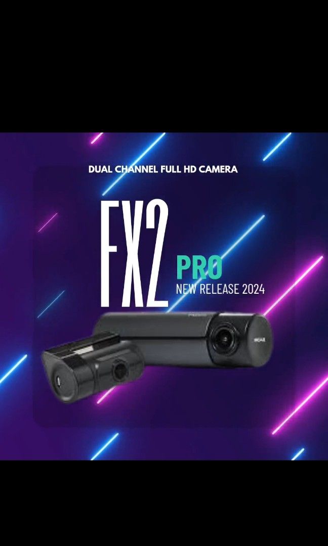 Iroad Fx2 Pro with 64gb Memory Card Sony Starvis 2 Channel Full HD Dash ...