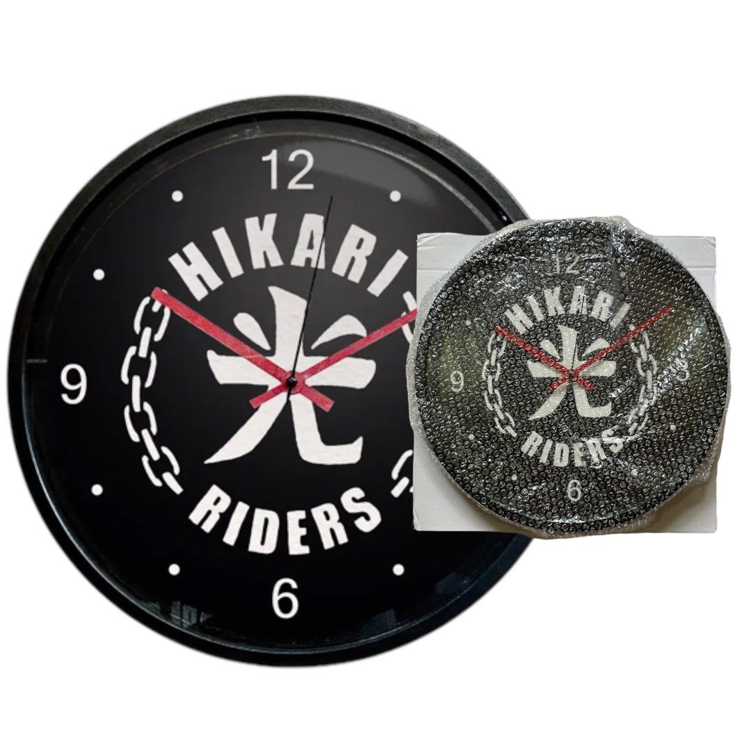 KANJI WALL CLOCK HIKARI RIDERS, Furniture & Home Living, Home Decor ...