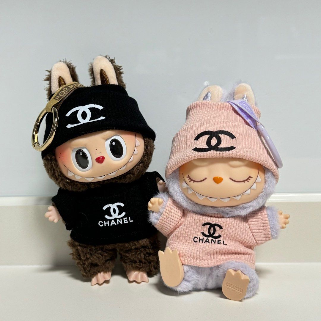 LABUBU PINK CHANEL OUTFIT, Hobbies & Toys, Toys & Games on Carousell