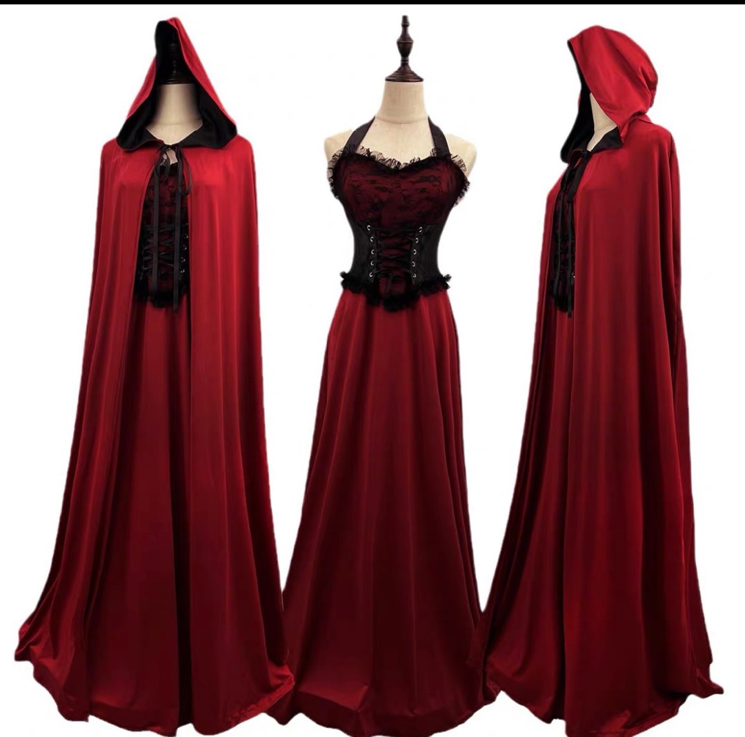 Little red riding hood costume (full set), Women's Fashion, Dresses ...