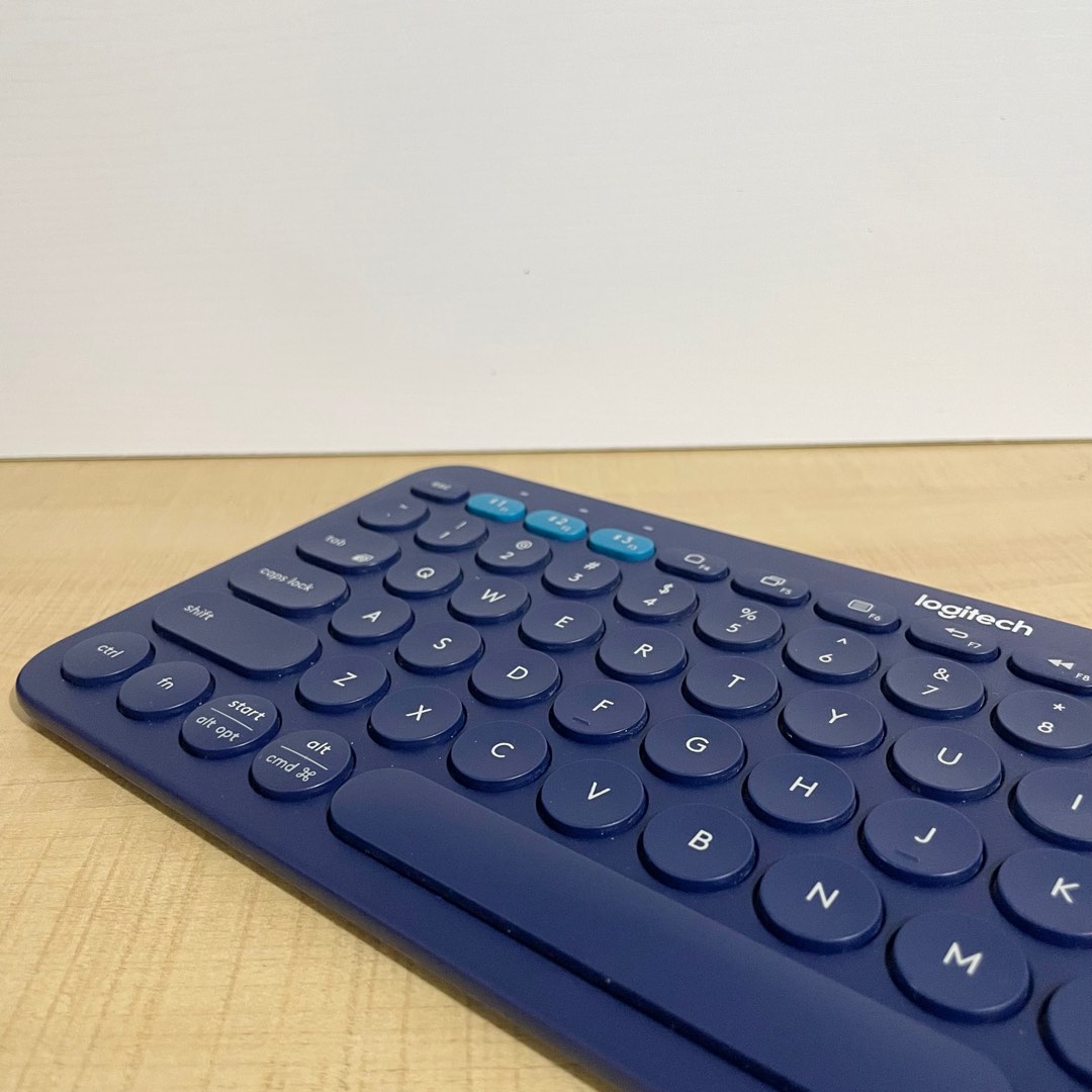 Logitech K380 Multi-Device Keyboard (Navy Blue), Computers & Tech ...