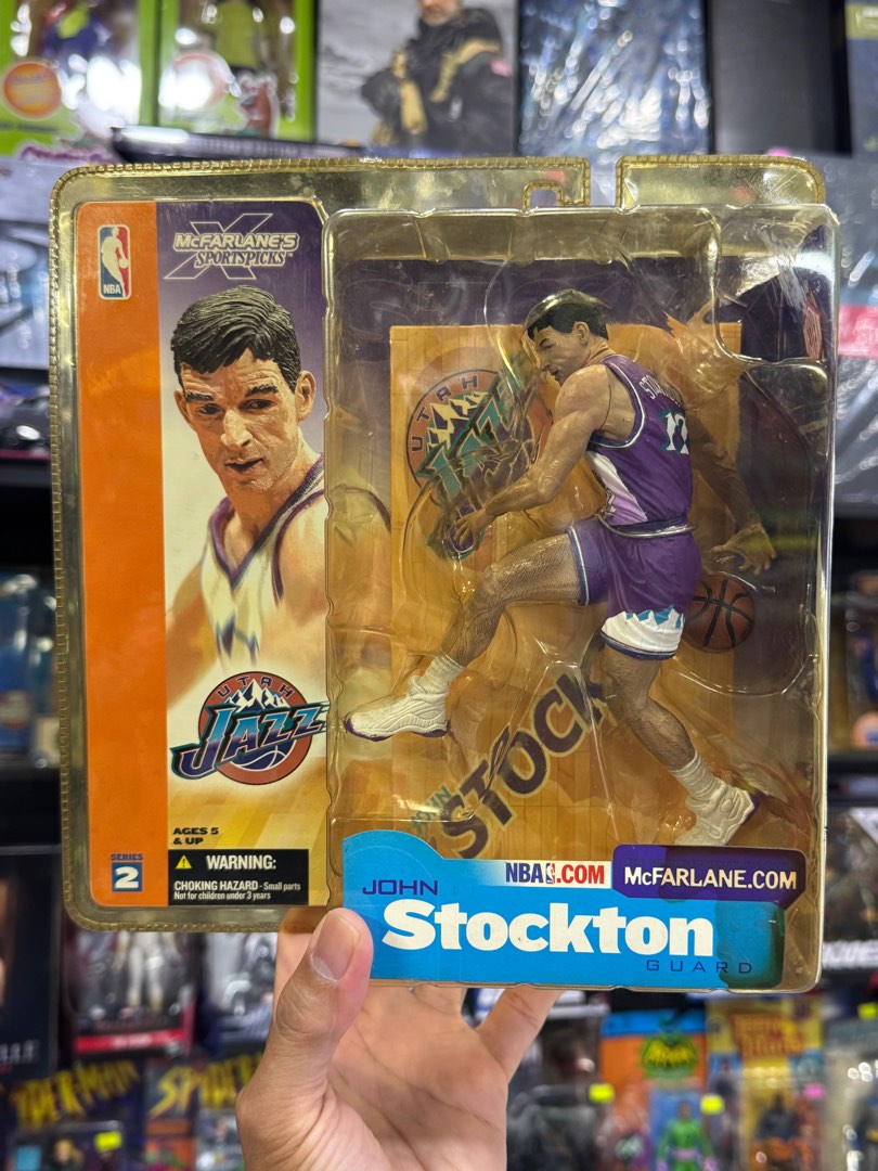 NBA McFarlane John Stockton Variant Brandnew/Mint On Card, Hobbies ...
