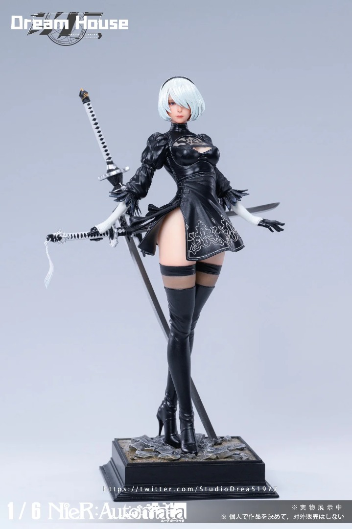 Nier Automata YoRHa No.2 Type B / 2B 1/6 Resin Statue Figure (Dream House Studio), Hobbies ...