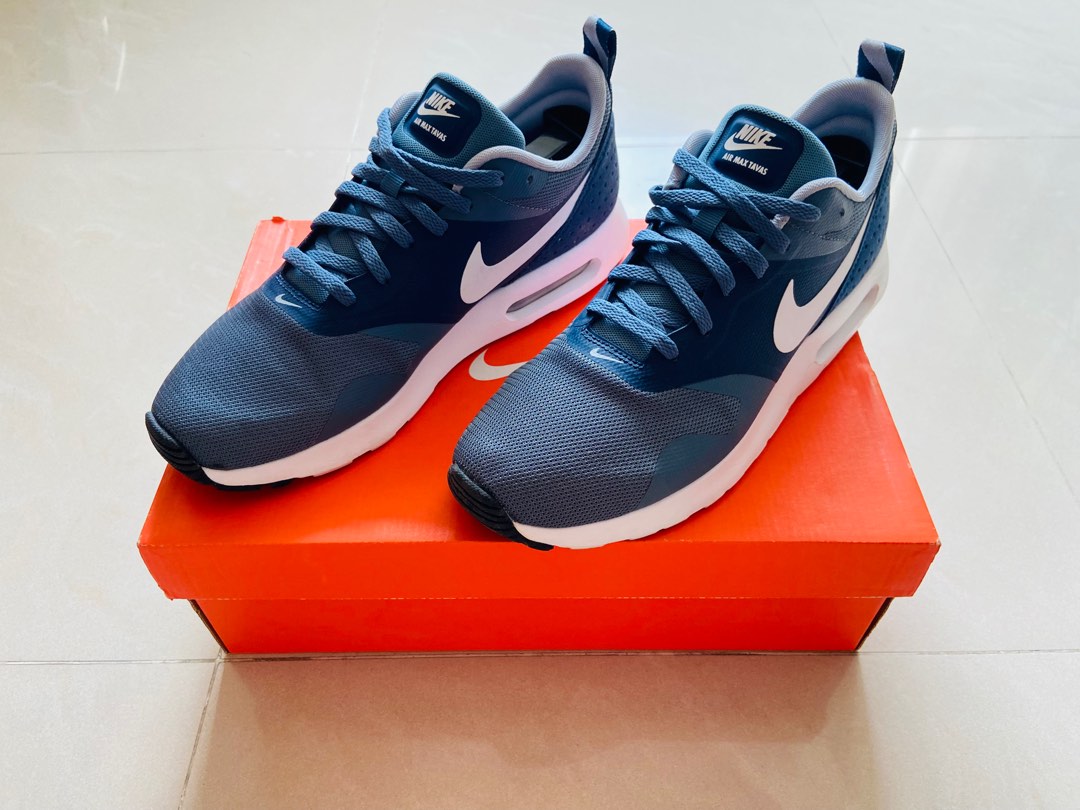 Nike Air Max Tavas | Midnight Blue, 男裝, 鞋, 波鞋 - Carousell