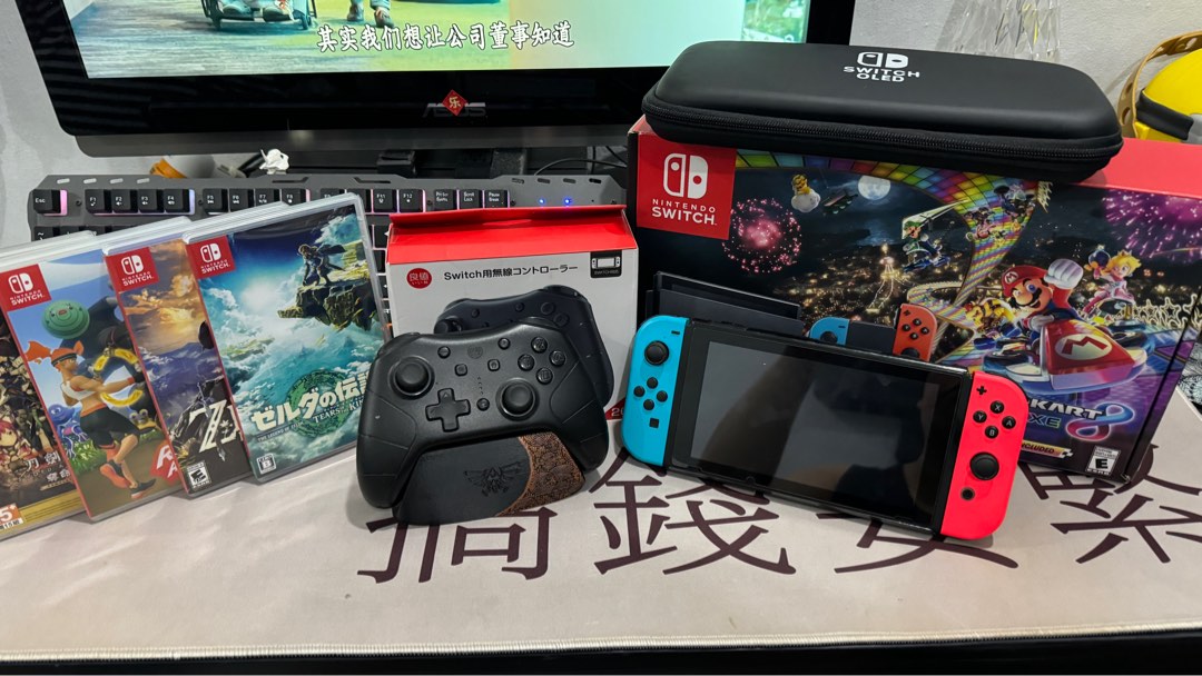 Nintendo V1 full set with box, Video Gaming, Video Game Consoles ...