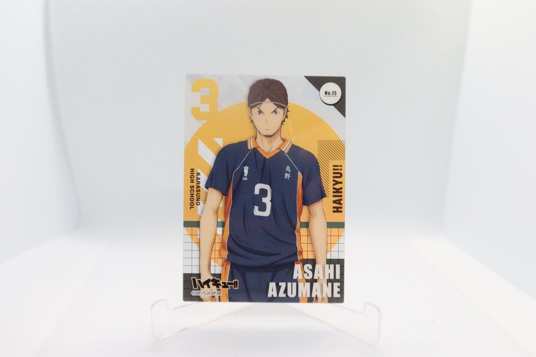 Official Haikyu! Clear and Metal Cards for Take All (Tendou, Asahi ...