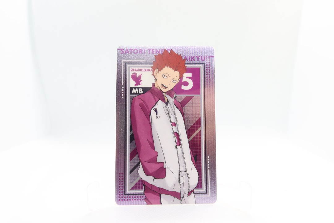 Official Haikyu! Clear and Metal Cards for Take All (Tendou, Asahi ...