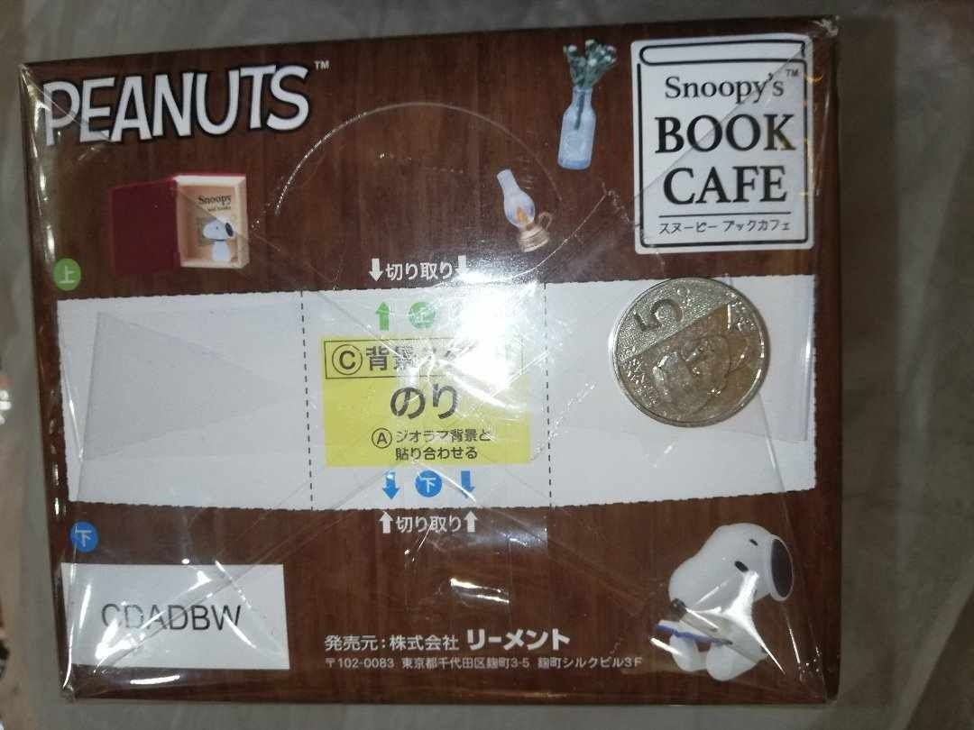 Original Japan Rement Peanuts Snoopy's Book Cafe 8pcs full set Re-ment, Hobbies & Toys, Toys ...