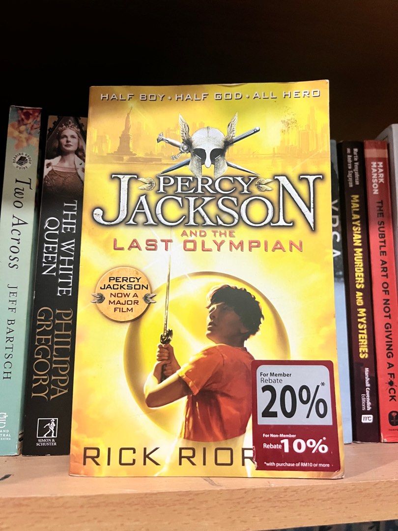 percy jackson & the last olympian, Hobbies & Toys, Books & Magazines ...