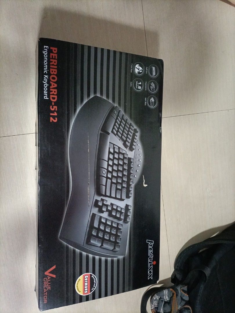 PERIXX ERGONOMIC KEYBOARD PERIBOARD-512, Computers & Tech, Parts & Accessories, Computer ...