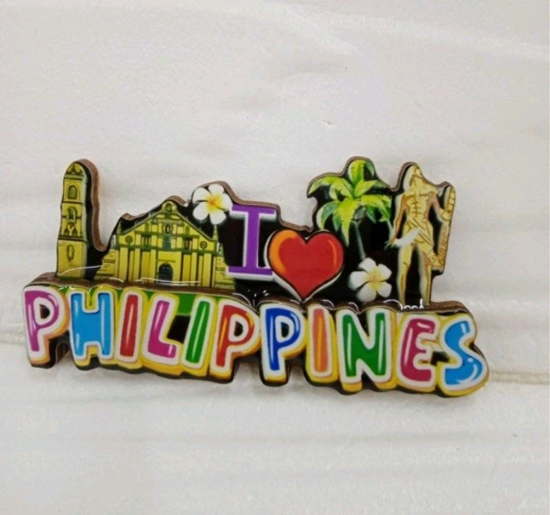 Philippines Wooden Ref Magnet Souvenir, Hobbies & Toys, Stationary ...