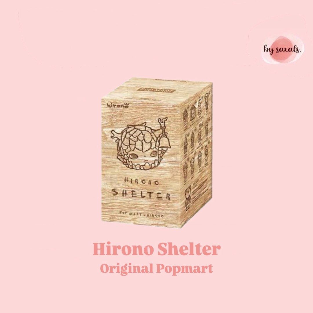 Popmart Hirono Shelter Figure 100% - [SELECTED] Bird Cage, Toys ...
