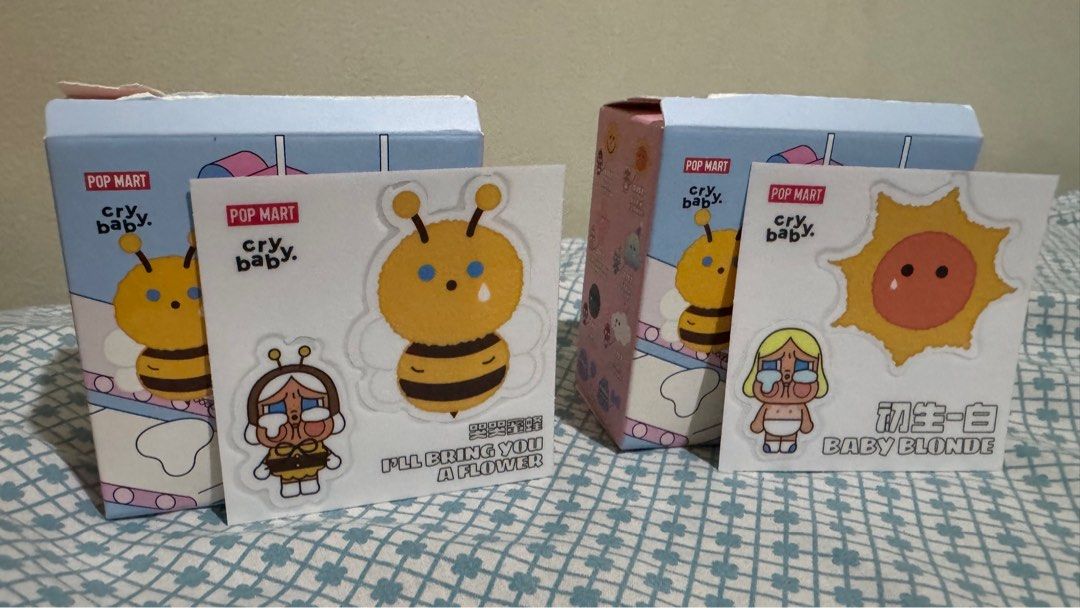Popmart Labubu and Cry Baby, Hobbies & Toys, Memorabilia & Collectibles ...