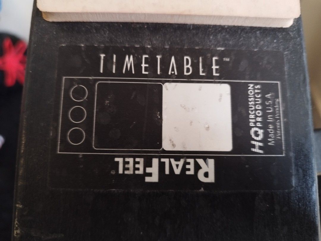 Realfeel timetable drum training pad, Hobbies & Toys, Music & Media ...