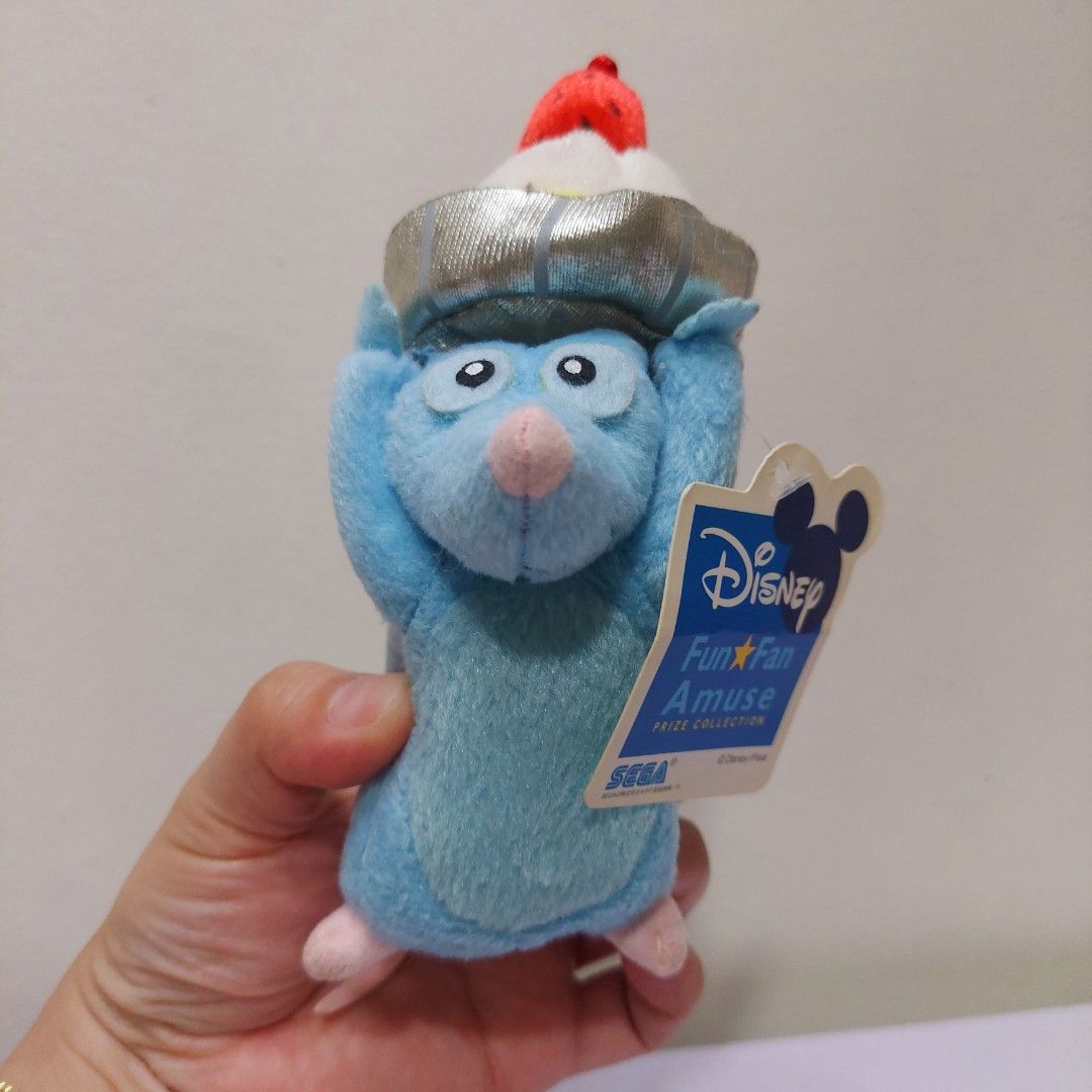 Remy's Ratatouille Sega Disney Mini Plush Toy - 15cm, Vintage Look ...